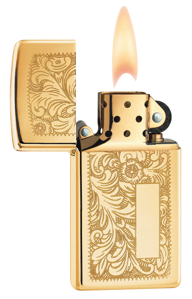 Zippo vžigalnik 1652B Venetian® Slim® High Polished Brass – ZI-MAG ...